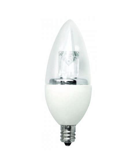 TCP LED E B K TCP Watt E Volt Clear Blunt Tip Candelabra