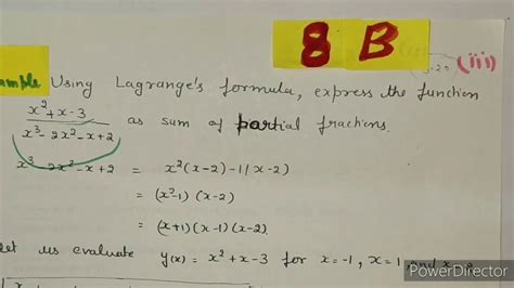 lagrange s interpolation formula lecture8 part b b sc b tech youtube