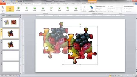 Create A Jigsaw Puzzle Image In Powerpoint Youtube