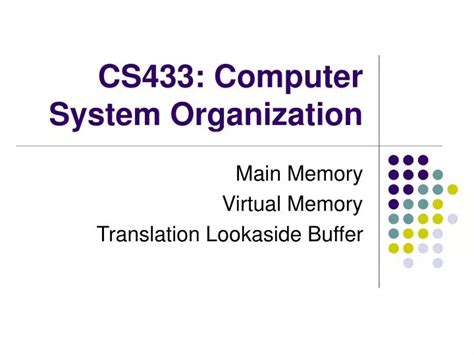 PPT CS Computer System Organization PowerPoint Presentation Free Download ID