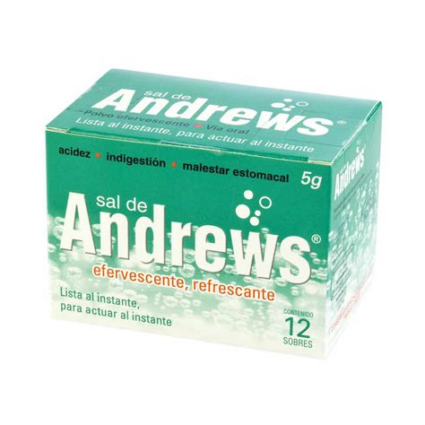 Antiácido Sal De Andrews Polvo Efervecente Caja 12un Plazavea