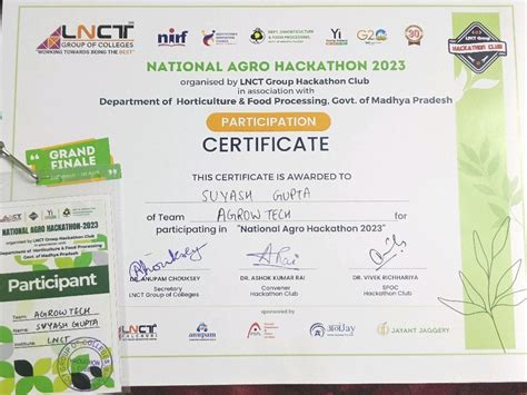 suyash gupta on linkedin experience agro hackathon hackathon2023