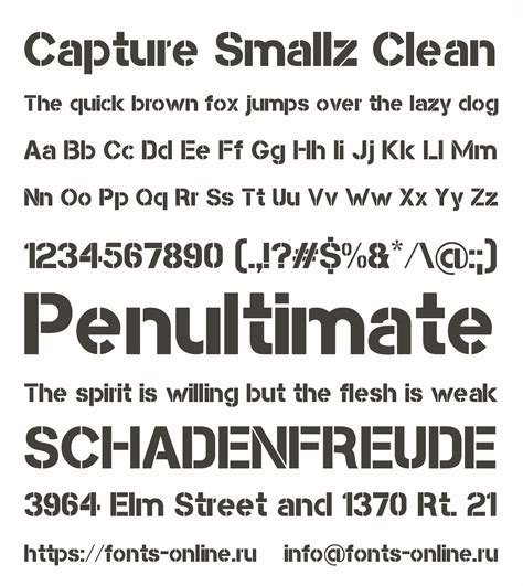 Capture Smallz Clean Font