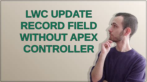 Lwc Update Record Field Without Apex Controller Youtube
