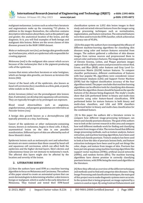 Skin Disease Detection And Classification Using Different Segmentation And Classification