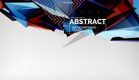 추상 색상 삼각형 기하학적 배경입니다 모자이크 삼각형 낮은 폴 리 스타일 결정체에 대한 스톡 벡터 아트 및 기타 이미지