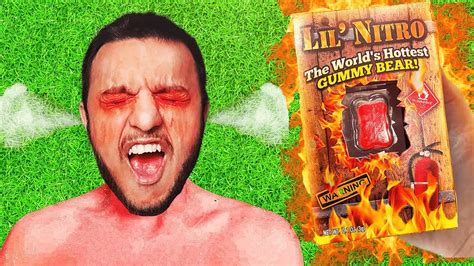 The Worlds Spiciest Gummy Bear 9000000 Scoville Youtube