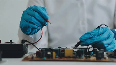 Debugging Electronics Device Pcb Witch Microcontroller In Electronics