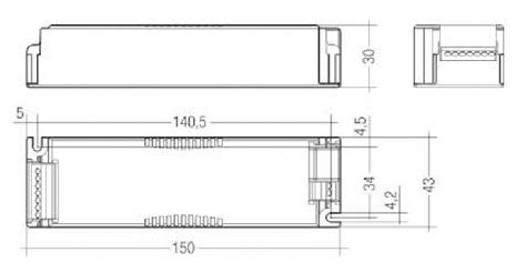 Tridonic Ecg Led Tridonic Lca 45w 500 1400ma One4all Sc Pre