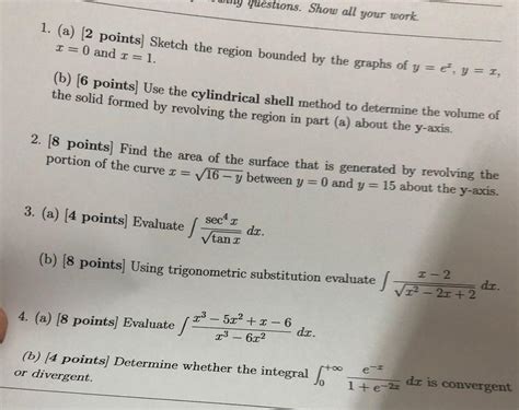 Solved A Points Sketch The Region Bounded By The Chegg Com