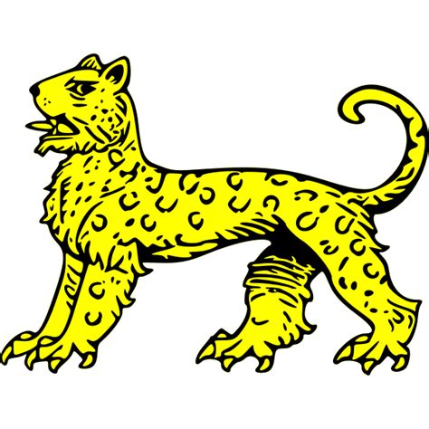 Leopard Passant Free Svg