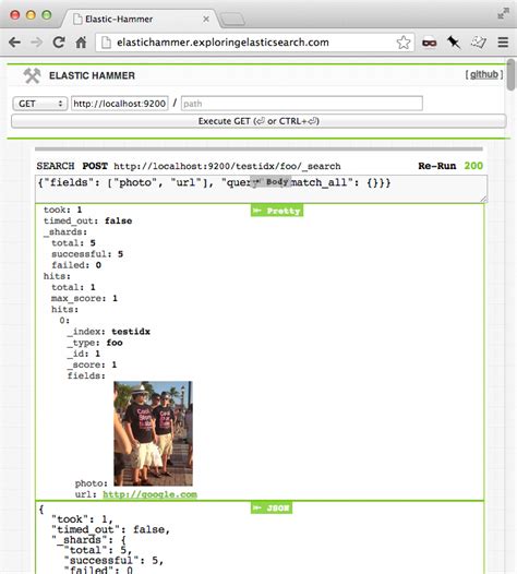 github andrewvc elastic hammer rich browser based frontend for