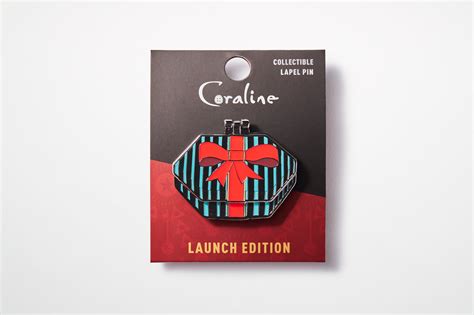 Coraline Button Box Enamel Pin The Laika Shop