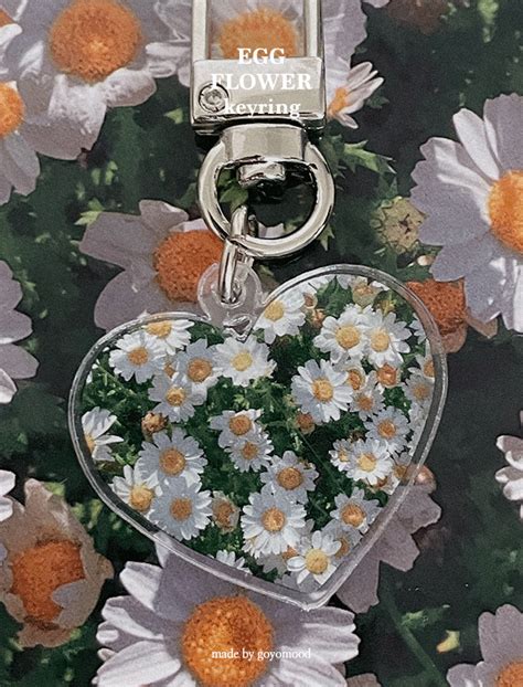 고요무드 필름시리즈 계란꽃 에어팟 키링 위시버킷