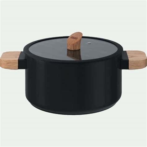 Faitout En Aluminium D24cm Noir Ector Alinea