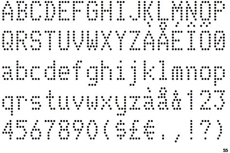 Html Font For Dot Matrix Printer At Gustavo Gomez Blog