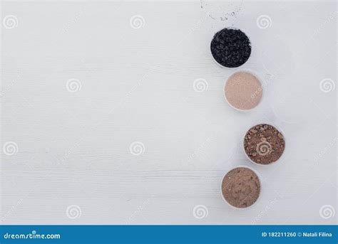 Samples Of Different Types Of Soil Stock Photo Image Of Flat Equipment