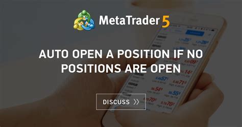 Auto Open A Position If No Positions Are Open Fed Interest Rate Hike Mql4 And Metatrader 4