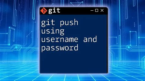 Git Remote Invalid Username Or Password Explained