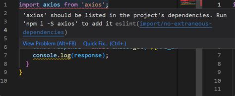 Got Importno Extraneous Dependencies Error When Module Is Installed · Issue 2704 · Import Js