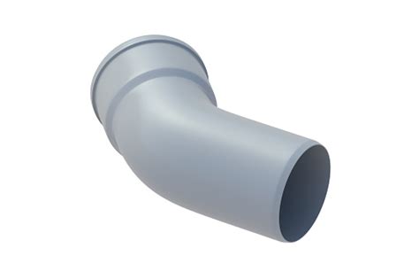 Pvc 플라스틱 코너 파이프는 흰색 배경에 고립되어 있습니다 배관 항목 3d 렌더링 3차원 형태에 대한 스톡 사진 및 기타 이미지 3차원 형태 건설 산업 공학