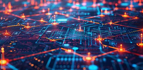 Cybersecurity Network Interface Showing A Digital Fortress With Advanced Encryption And Firewall