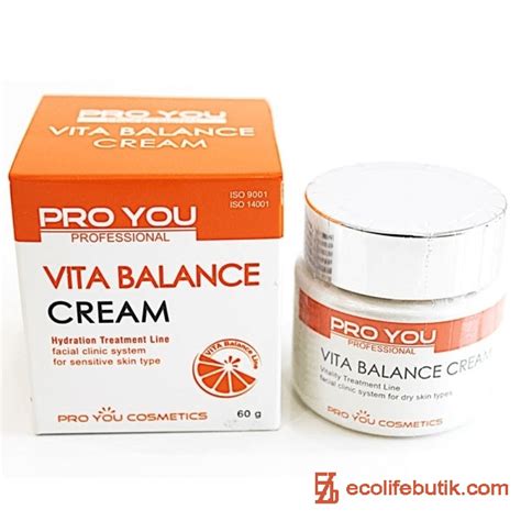 Крем для обезвоженной кожи лица с витаминами Vita Balance Cream, 60г.