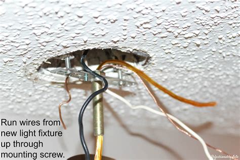 How To Change A Light Fixture Refashionably Late