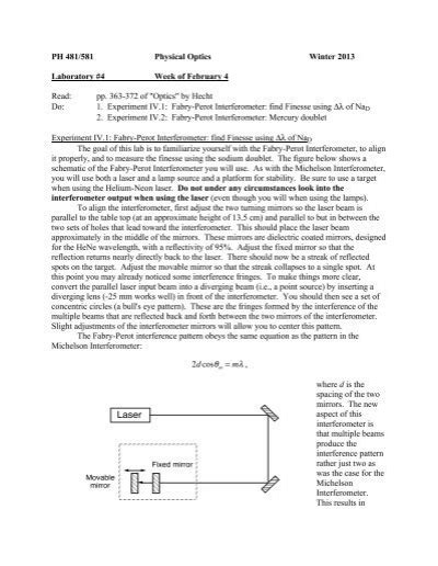 Lab 4 Physics At Oregon State University