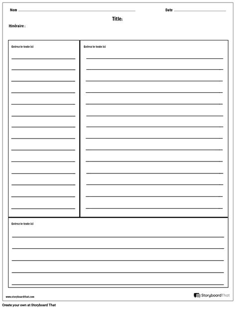 Storyboard That Modèles De Lecture Active Gratuits