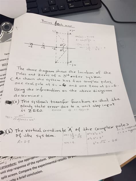 Solved The Above Diagram Shows The Location Of The Poles Chegg Com