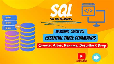 sql basics part 1 table commands create alter rename