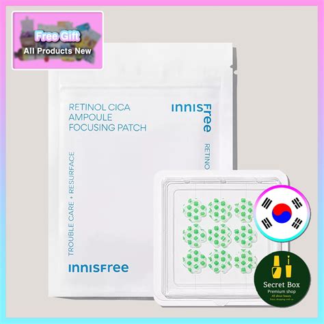 Innisfree Retinol Cica Ampoule Focusing Patch 9 Patches Shopee Malaysia