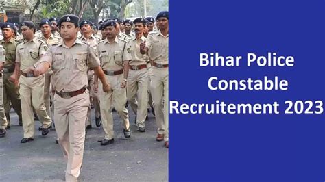 Csbc Bihar Police Constable 2023 Notification Online Registration