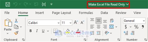 How To Make Excel File Read Only 2 Quick Methods Exceldemy