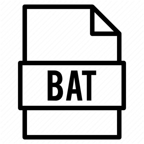 Bat Document Extension File Types Icon Download On Iconfinder