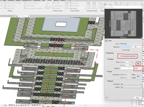 Texture Is Rotated 45 Degree Within The Mirrored Group Autodesk Community