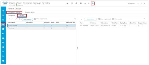 Release Cisco Vision Dynamic Signage Director Operations Guide Working With Zones Groups