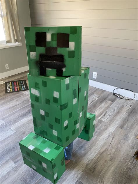 Creeper Costume Template