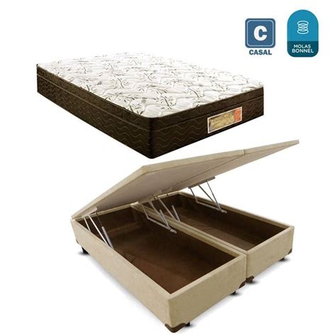 Cama Box Bi Partido Casal Pontofrio