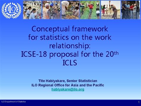 Conceptual Framework For Statistics On The Work Relationship