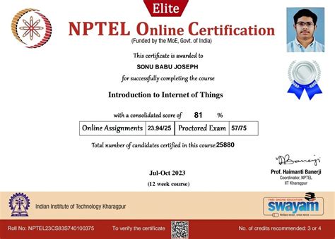 Nptel Iot Internetofthings Raspberrypi Lifelonglearning Upskilling Certification