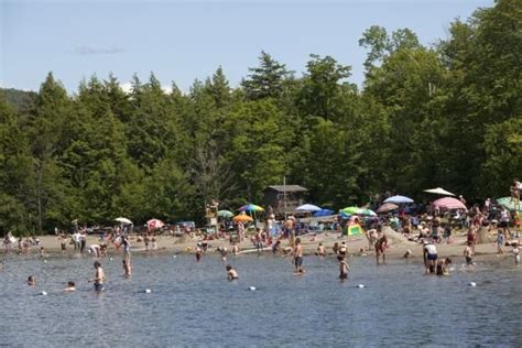 Plage Lac Stukely Parc National Du Mont Orford