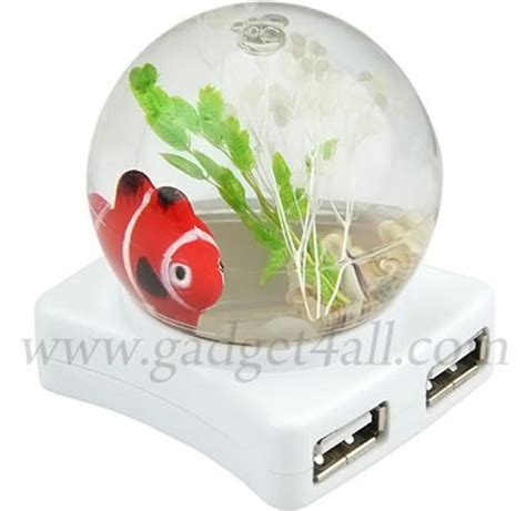 Fishbowl LED Crystal Ball USB Hub GeekAlerts