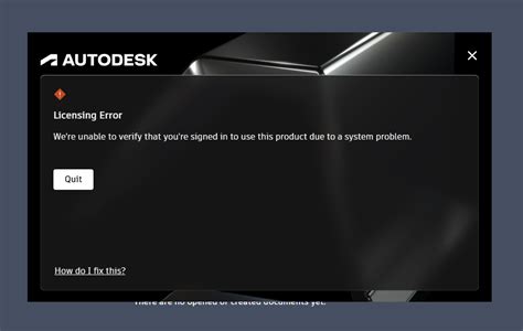 Licensing Error We Are Unable To Verify Youre Signed In To Use This