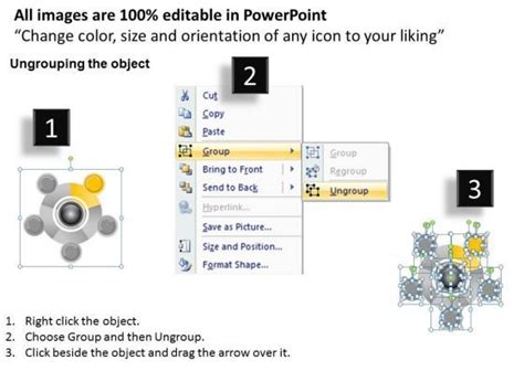 Free Business Charts Sequential Mixed Process Flow Diagram 5 Stages PowerPoint Templates