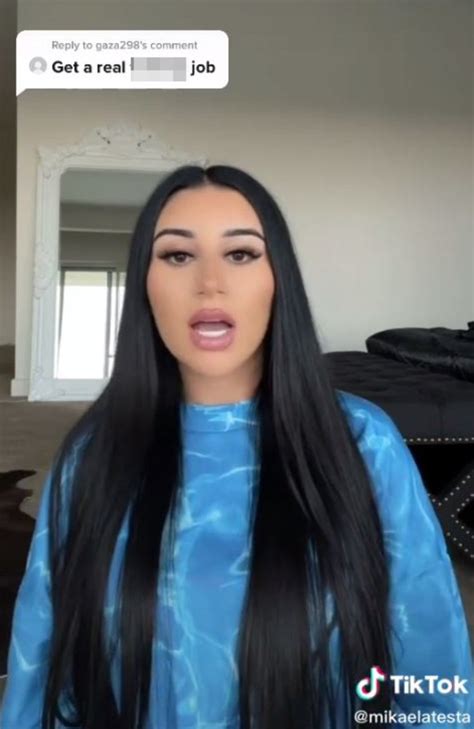 X Rated Influencer Mikaela Testa Told To ‘get A Real Job Au — Australias Leading