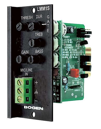 Bogen Lmm1s Microphone Line Input Module For Pcm2000 Zone Reverb