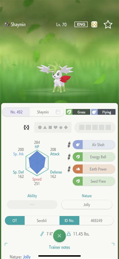 Shaymin Sky Form Shiny How To Get Shaymin In Pokémon Go