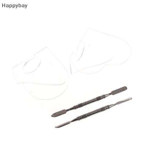 พาเลทอะคริลิคใส ไม้พายเจลรองพื้น อายแชโดว์ ครีมผสมสี เครื่องสําอาง เครื่องมือแต่งหน้า ลดราคา